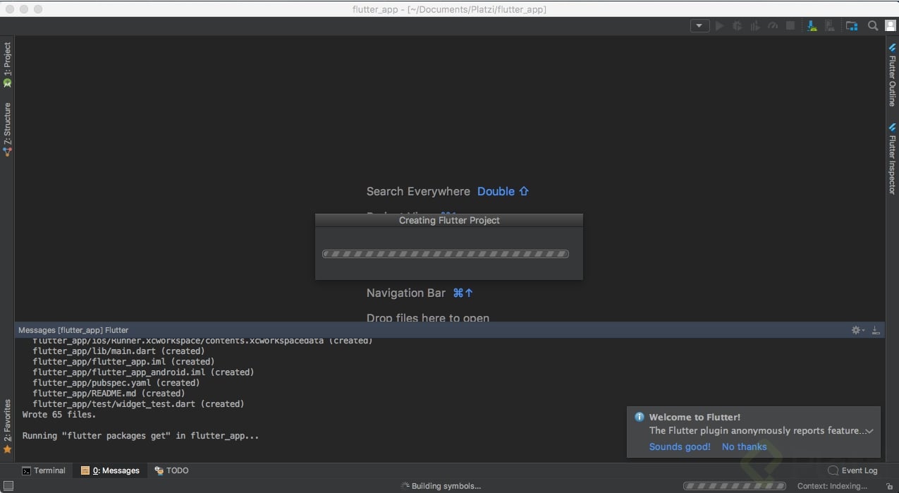 Tutorial: Hola Mundo con Flutter